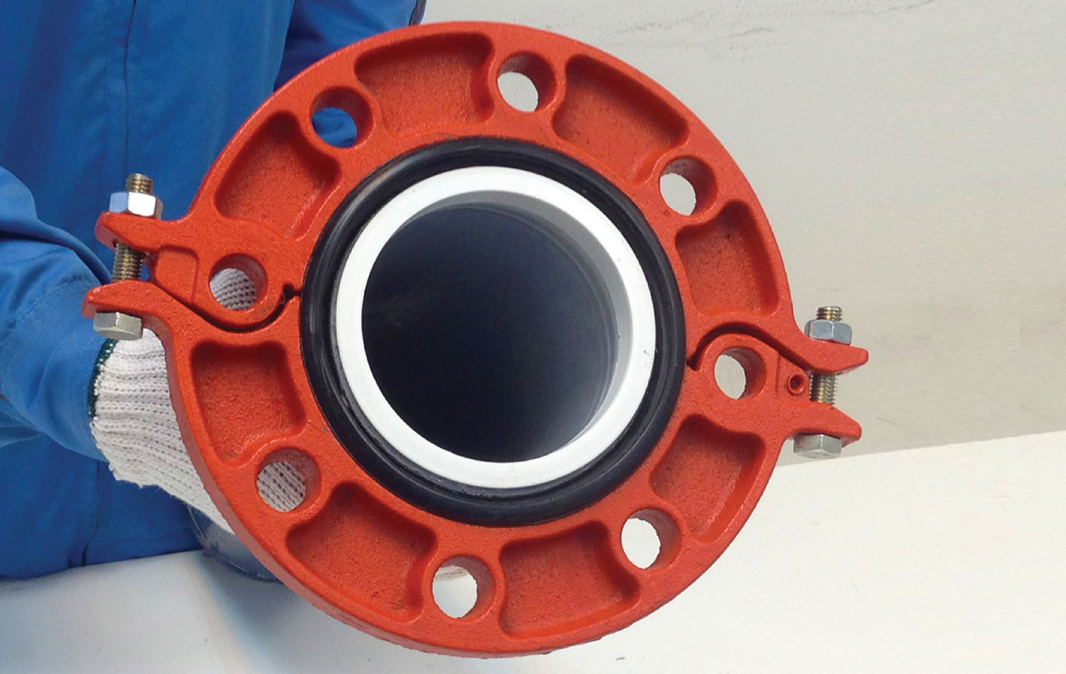 การติดตั้ง Grooved Flange - Syler Pipe